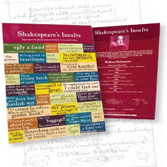 Customworks | Other | Shakespeare Insults Pull Apart Magnets 7 X 1 ...
